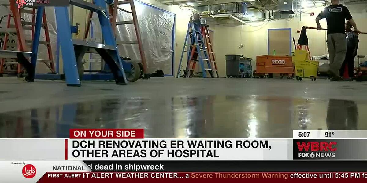 DCH Medical Center renovates emergency room waiting room DCH Medical Center renovates emergency room waiting room